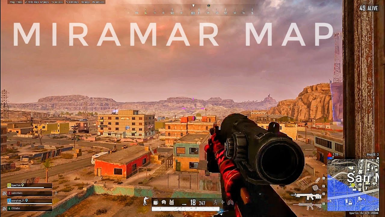 🔴PUBG PC Live : MIRAMAR Map Full Gameplay - YouTube