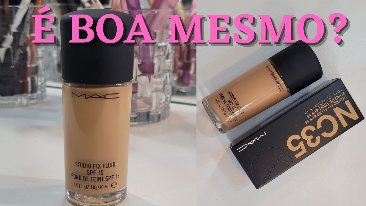 BASE DA MAC | BASE MAC STUDIO FIX | RESENHA BASE MAC - YouTube