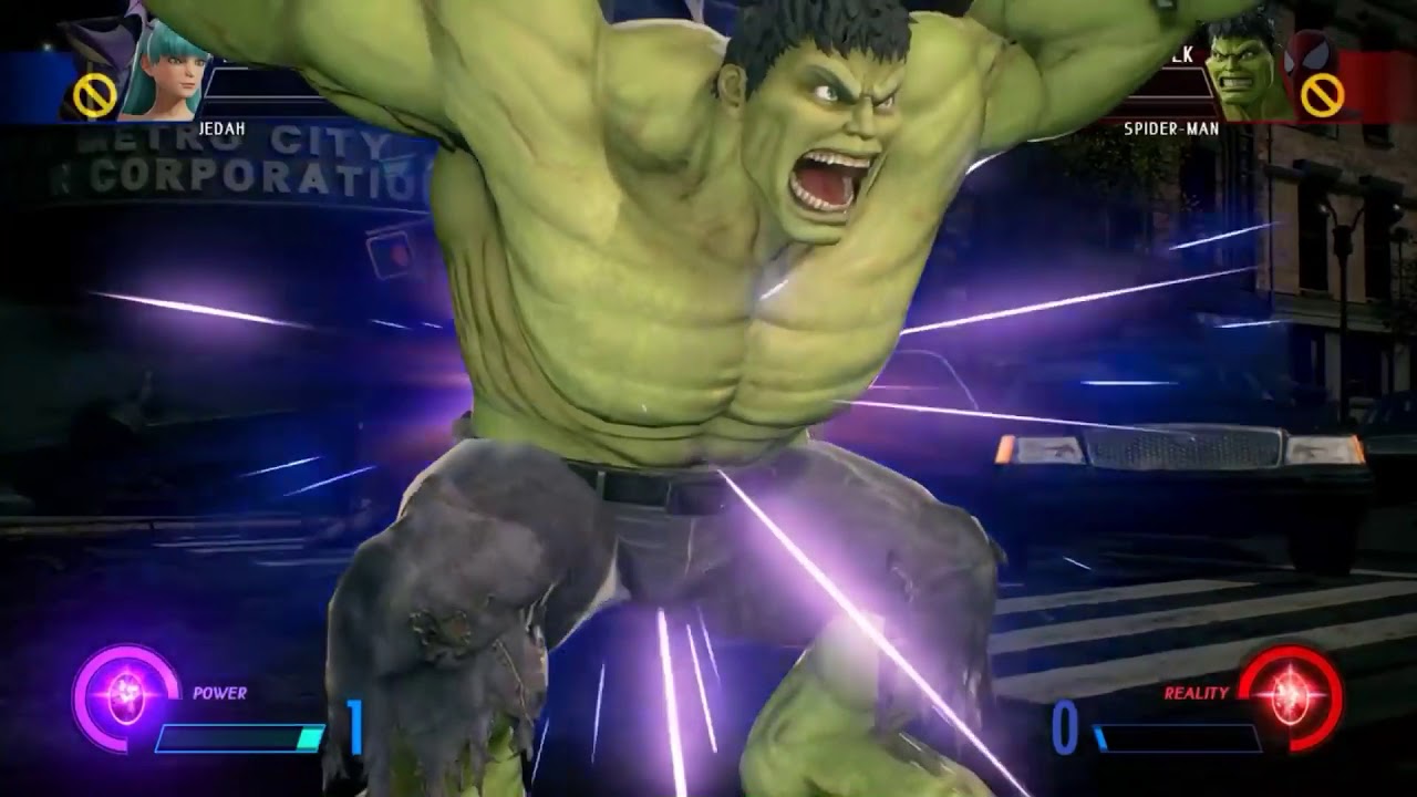 Marvel vs Capcom Infinite Hulk Hyper Combos - YouTube