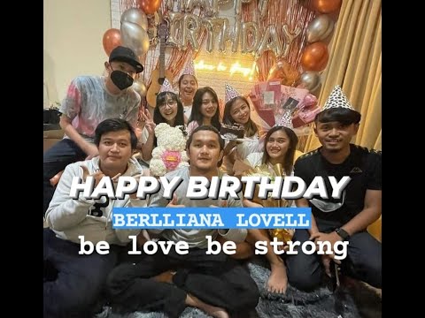 HAPPY BIRTHDAY BERLLIANA LOVELL! BE LOVE BE STRONG!