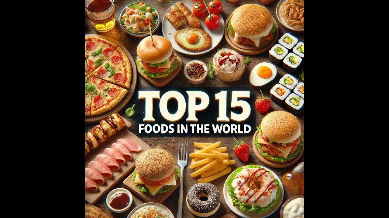 BEST FOODS AROUND THE WORLD . Let's see top 15 foods in world in 10mins ...