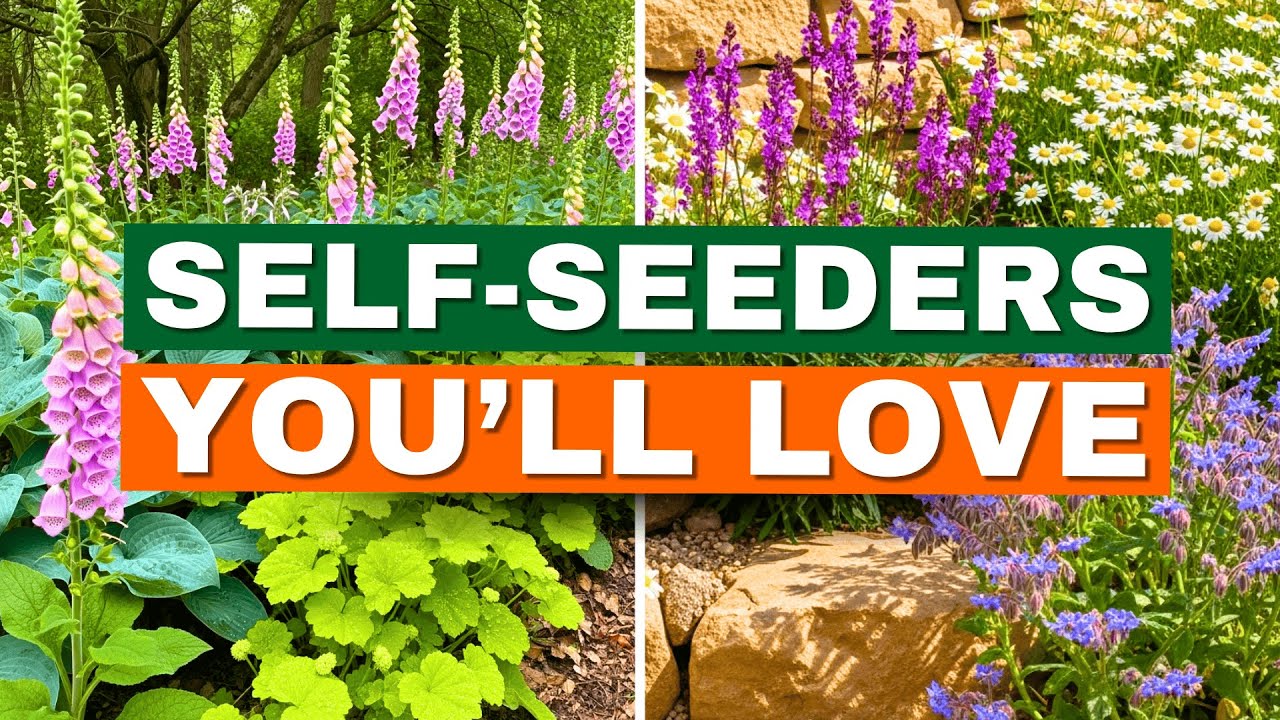 10 AMAZING Self-Seeding Plants for Easy Year-Round Blooms - YouTube