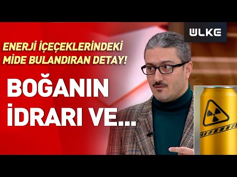Enerji içeceklerindeki mide bulandıran madde! Boğanın... @ulketv