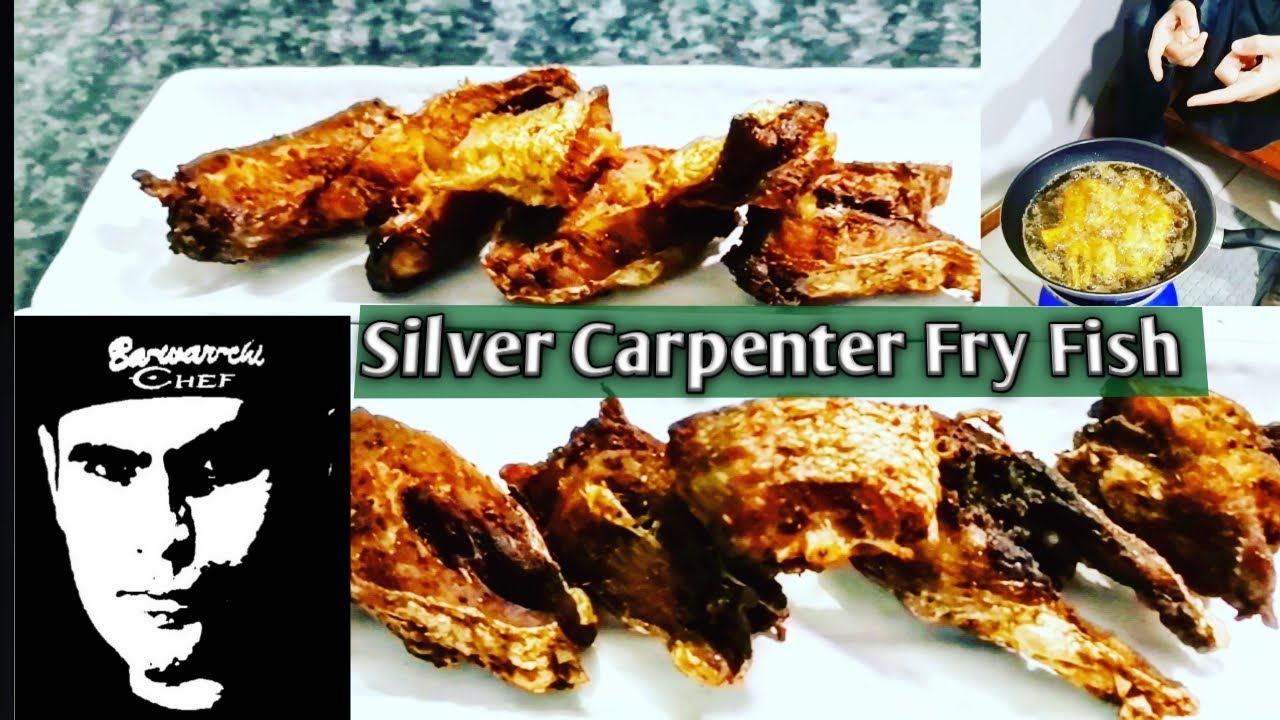 How to Fry Silver Carpenter Fish | Chrispy Fish |Silver Carpenter Fish ...