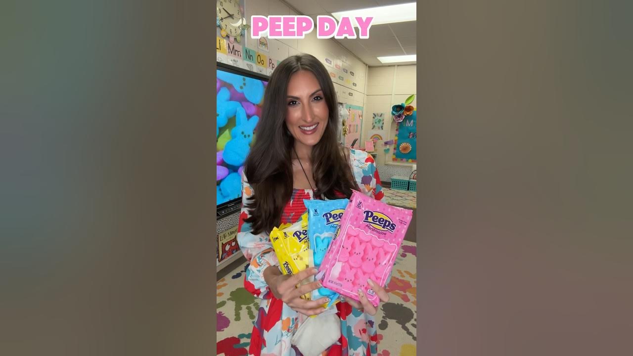 PEEP day! 🐣🩷 #teacherlife #kindergarten #teaching #easter - YouTube
