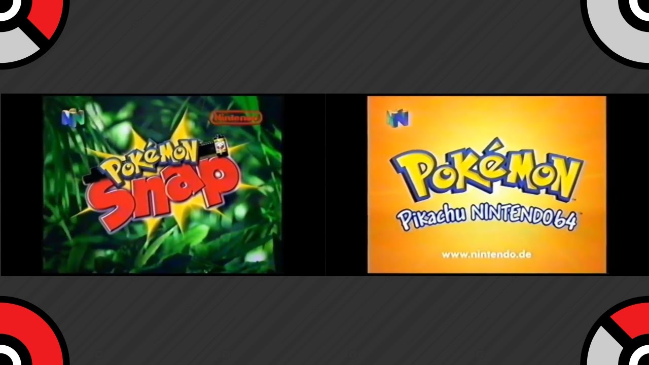 Pubblicità Televisiva Spot - Pokémon Snap & Pikachu Nintendo 64 (DE ...