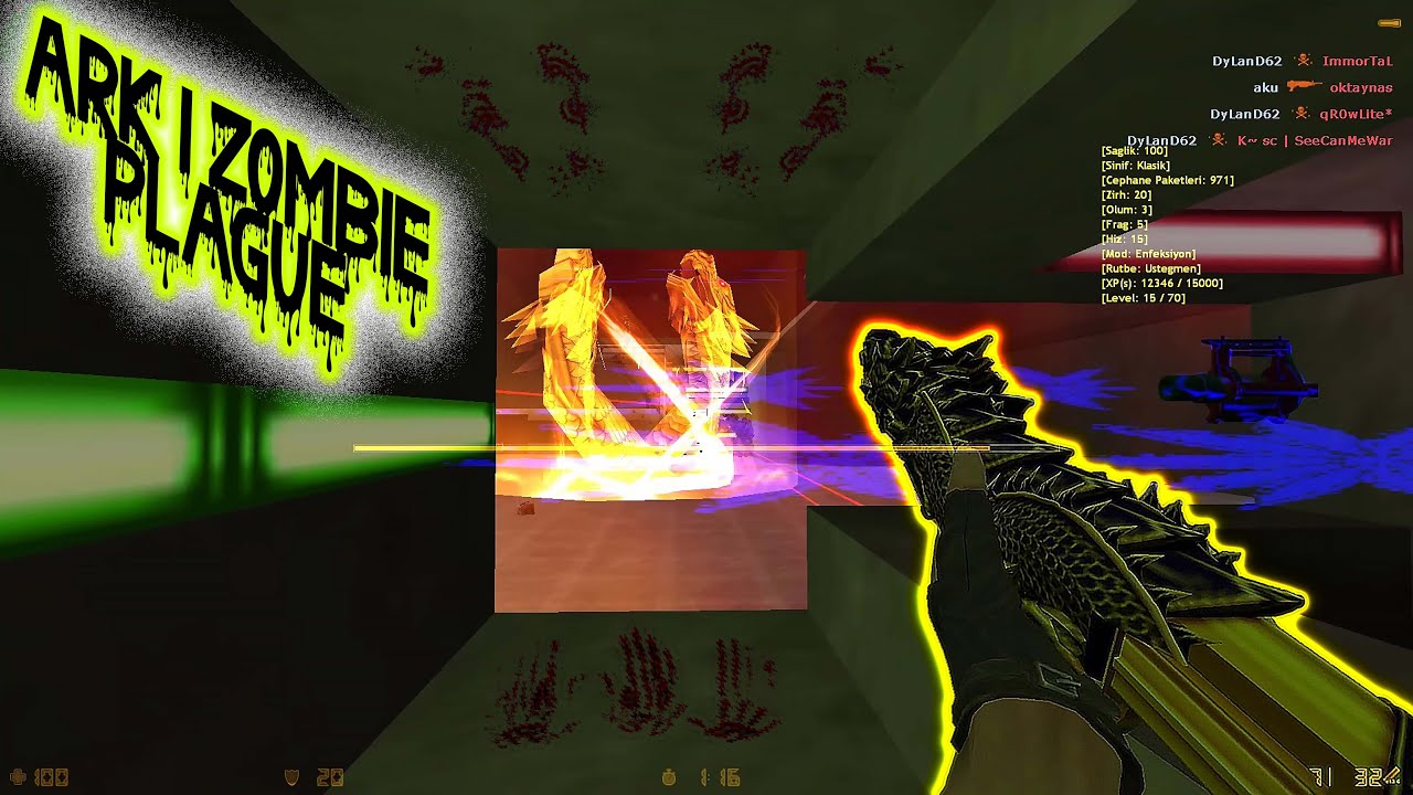 Cs 1.6 Zombie LaSer - zm_downtown - YouTube