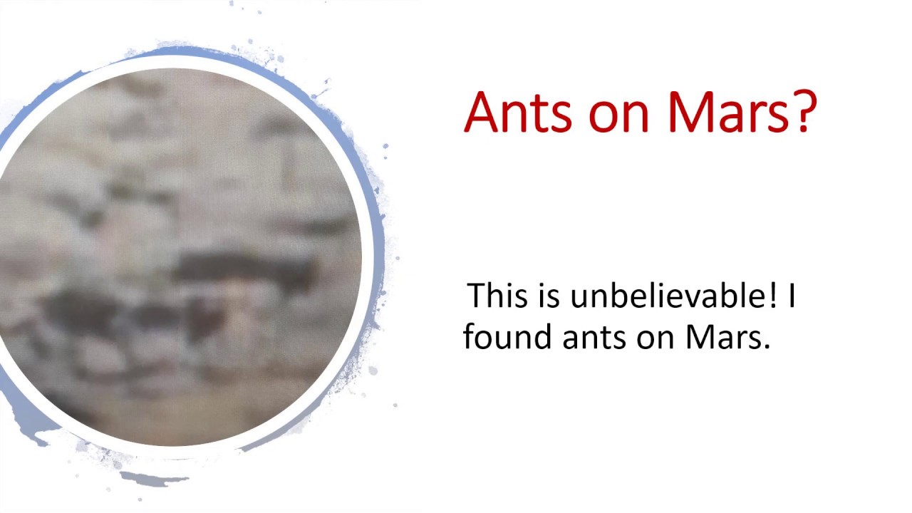 Ants on Mars? ¿Hormigas en Marte? - YouTube