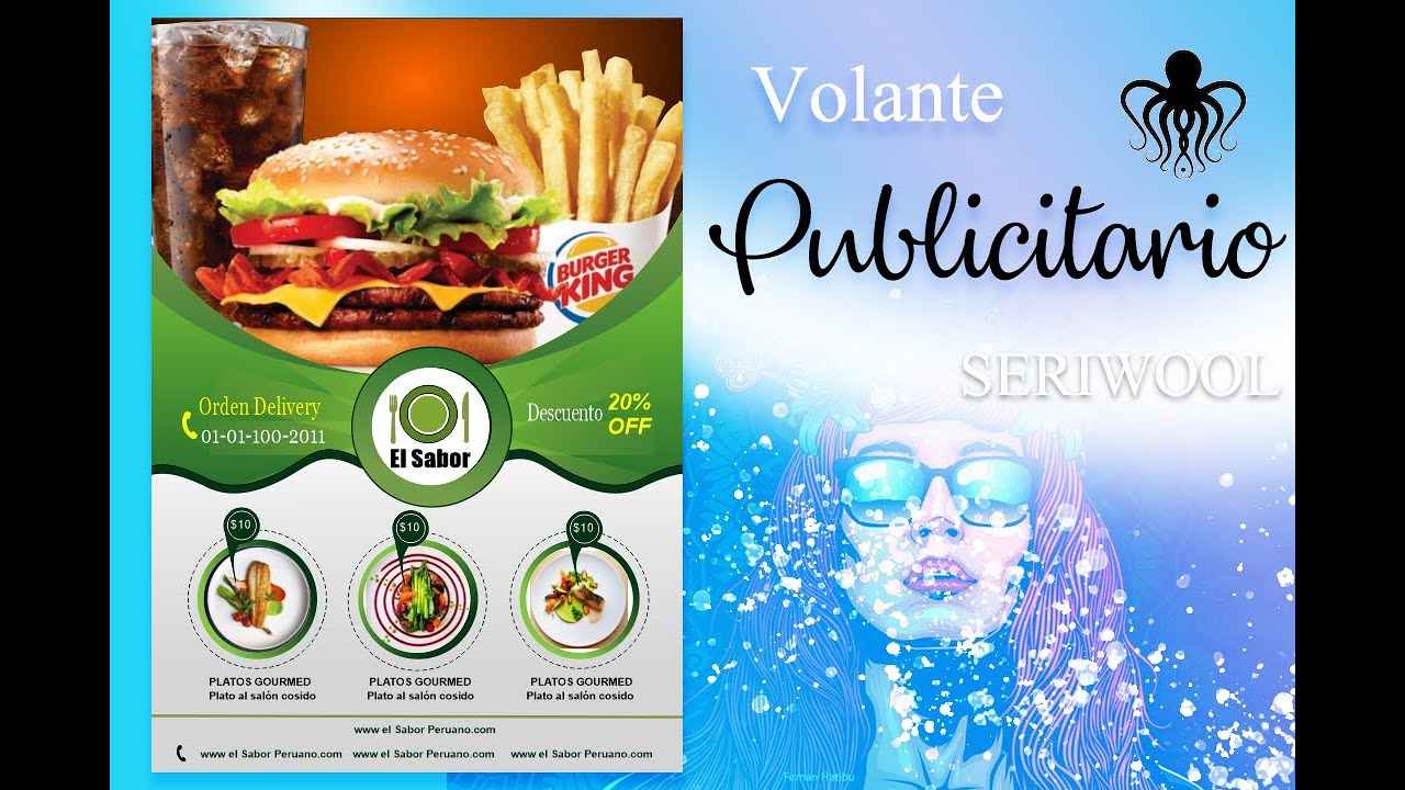 Diseño Publicitario Comercial en Corel Draw detallado - YouTube