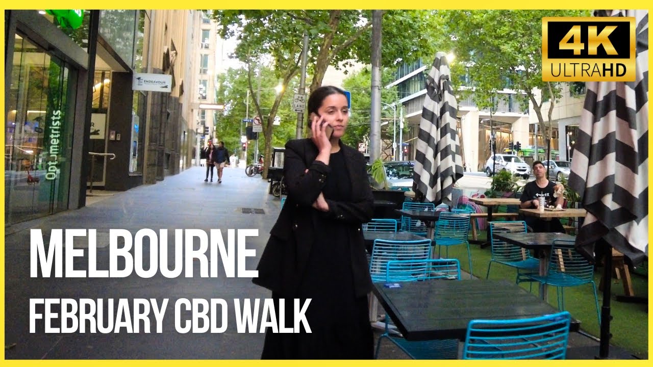 MELBOURNE CITY Australia EARLY February Evening Walk - YouTube