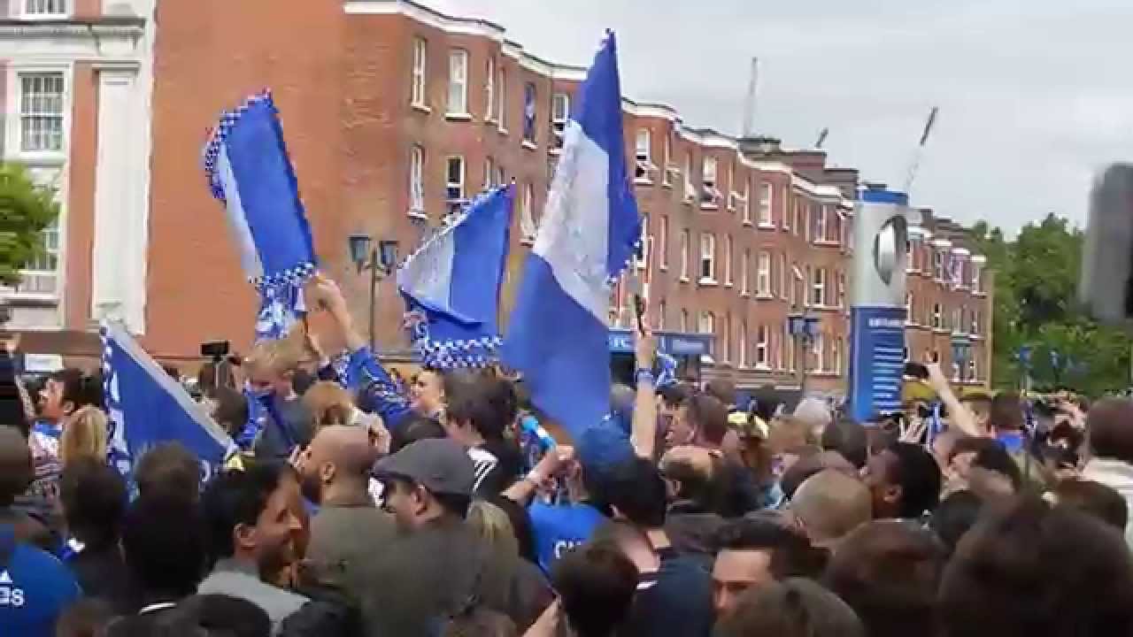 CHELSEA FC PARADE OF CHAMPIONS 2015 part 1. - YouTube