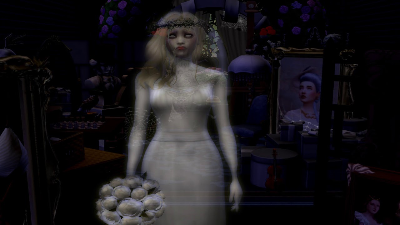 The Haunted Mansion : Attic Bride | Sims 4 - YouTube