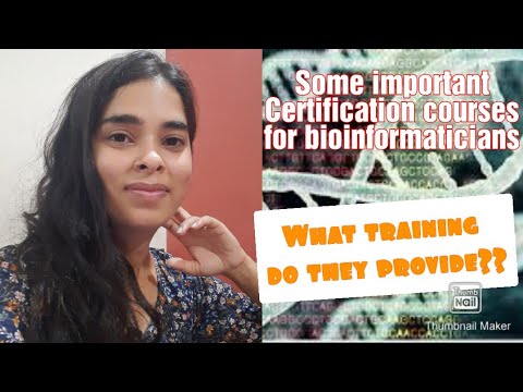 Some important certification courses for Bioinformatics Students - YouTube