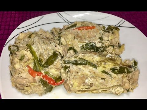 How to make mok chicken with pee ມົກໄກ່ໄສ່ປີ ( LAO FOOD ) HOME MADE BY ...