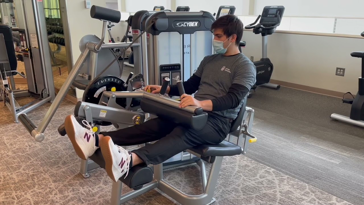 Loyola Machine Video - Cybex Seated Leg Curl - YouTube