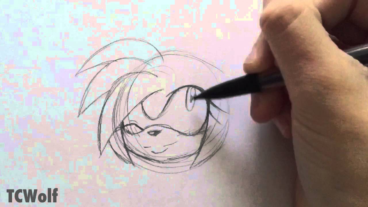 Sonic The Hedgehog: How I Draw Amy Rose - YouTube