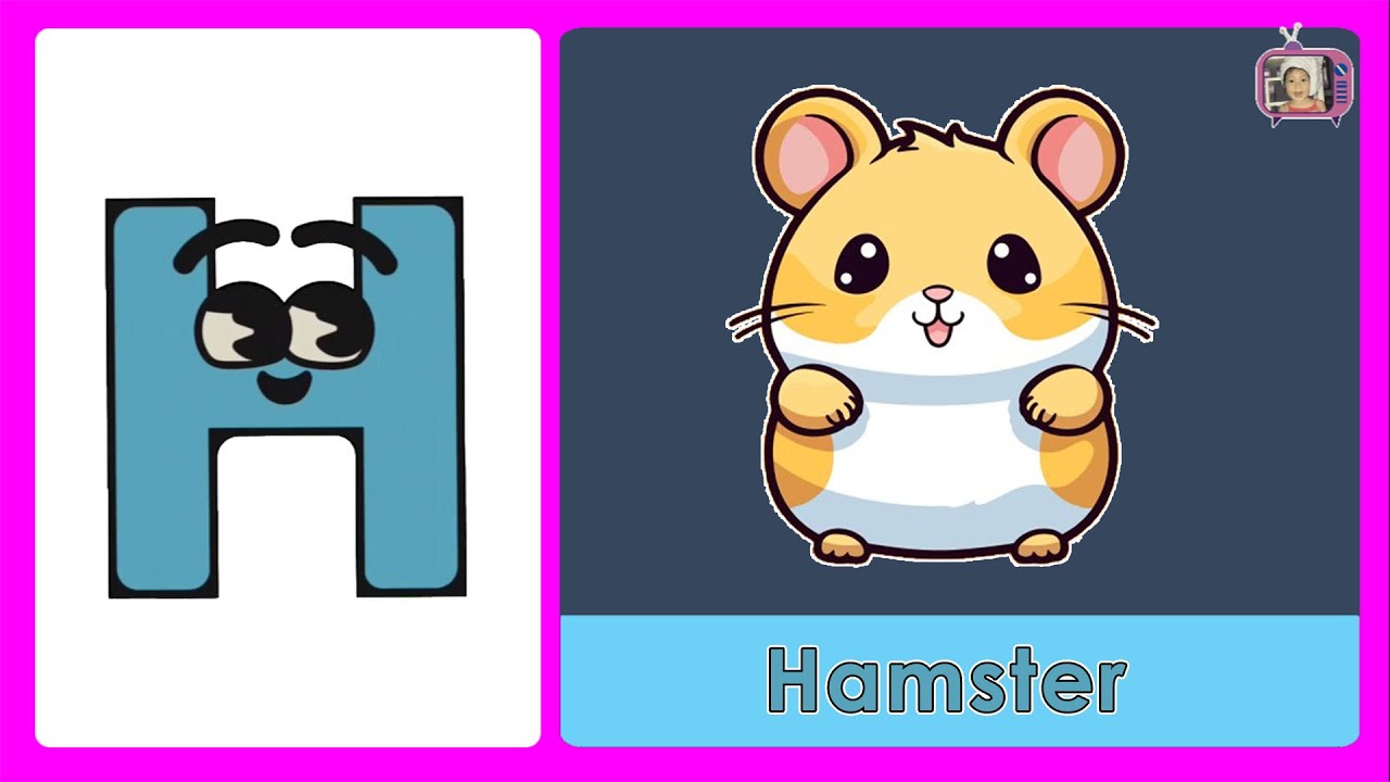 The H song (Uppercase) | ABCD in Uppercase Letter H for Preschool | H ...