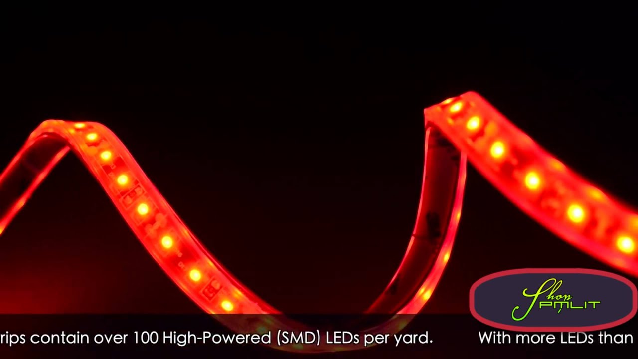 ORACLE FLEX LED Strip Showcase by ShopPMLIT com - YouTube
