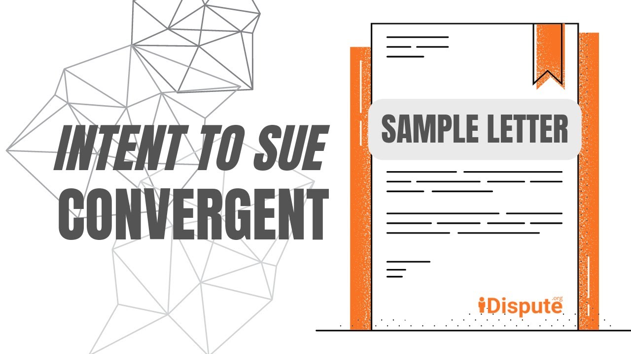 Convergent Demand Letter - FDCPA Violation; Intent to Sue | Fix Credit ...