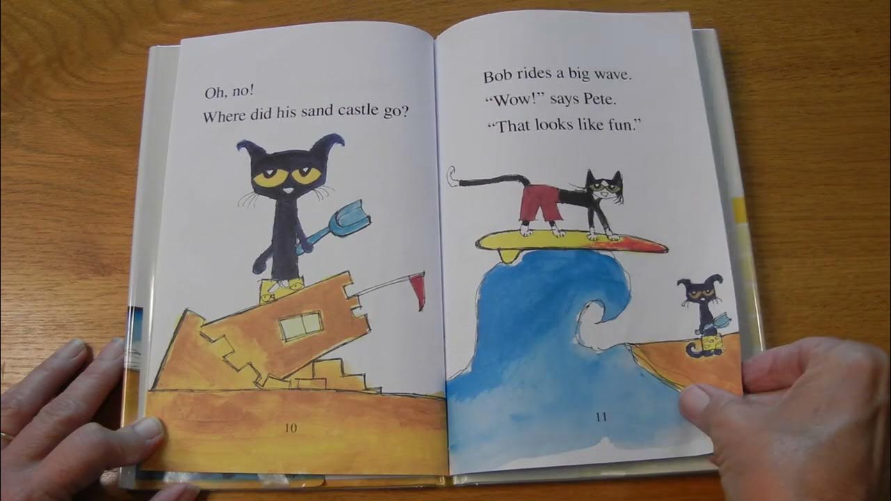 Pete the Cat: Pete At The Beach - YouTube