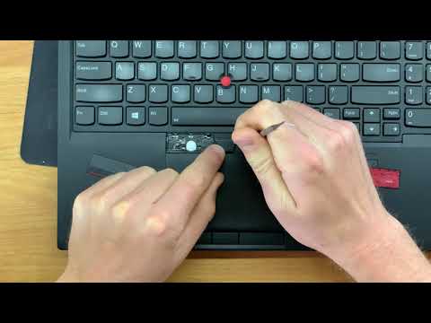 Lenovo P52 simple removal of all three Touchpad button for Keyboard replacement (V2)