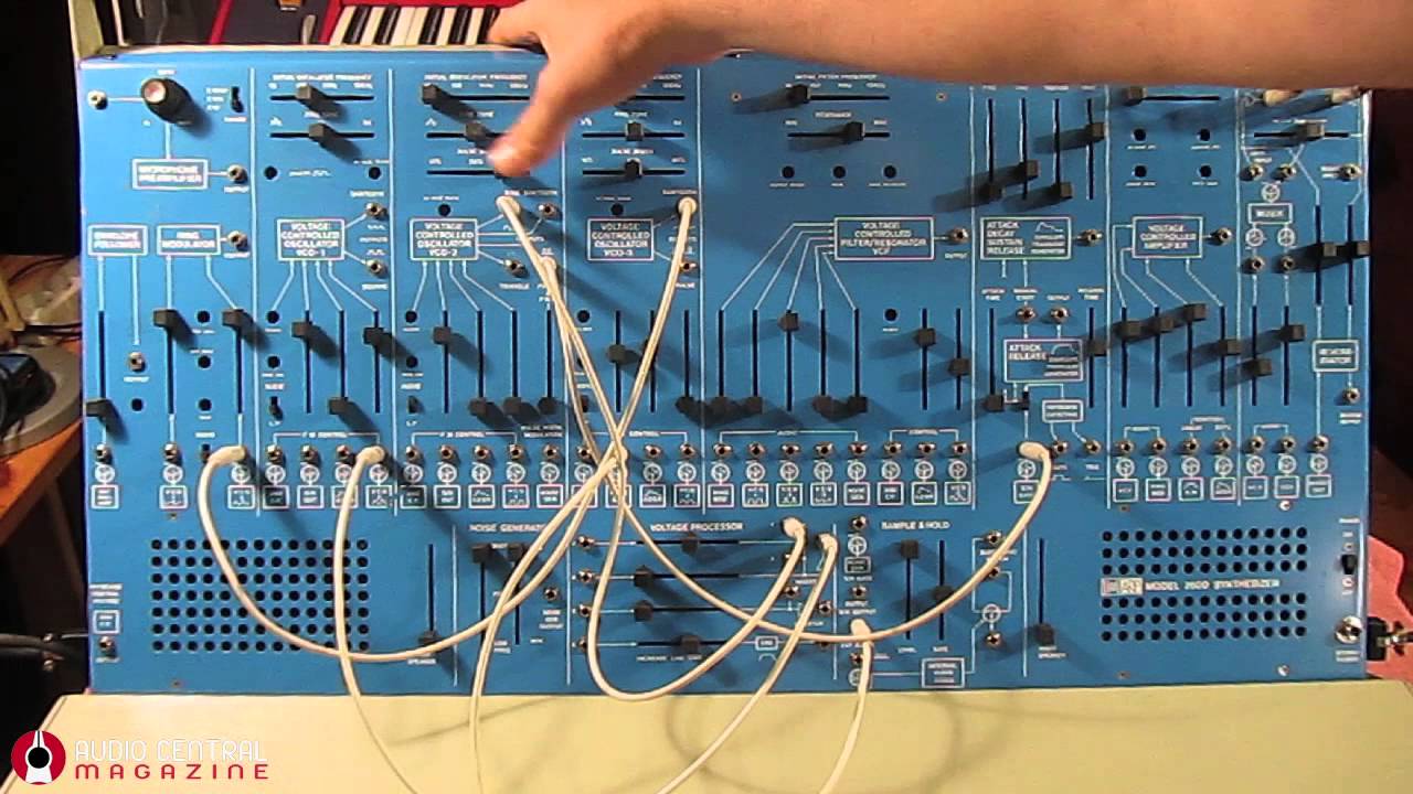 ARP 2600 Blue Meanie S&H modulation - YouTube