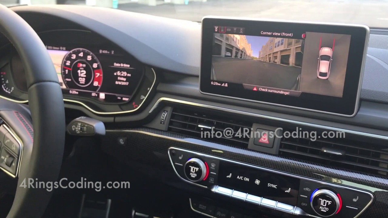 2018 Audi A5 S5 Cameras In Motion MMI 4G - YouTube