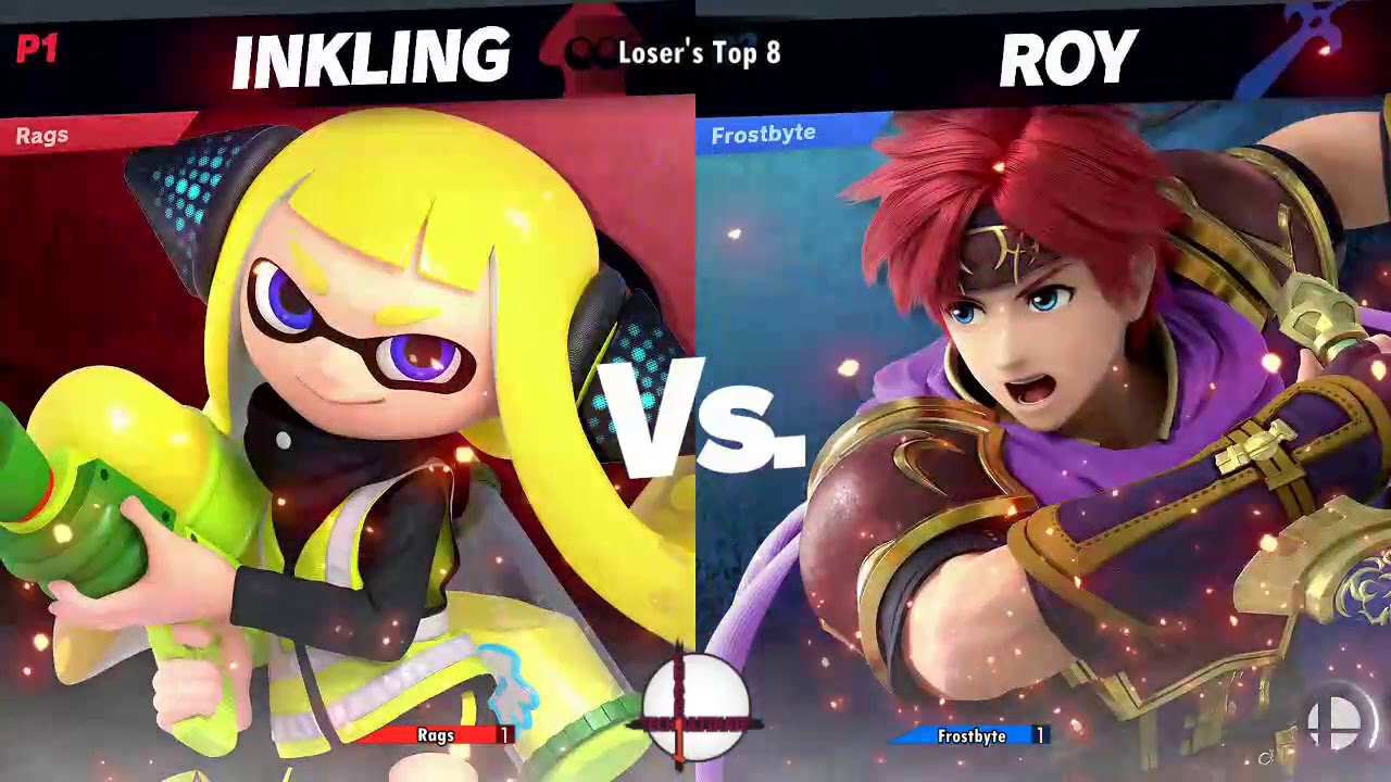 Tech Chase Ultimate Singles - Rags (Inkling) vs Frostbyte (Roy) Losers ...