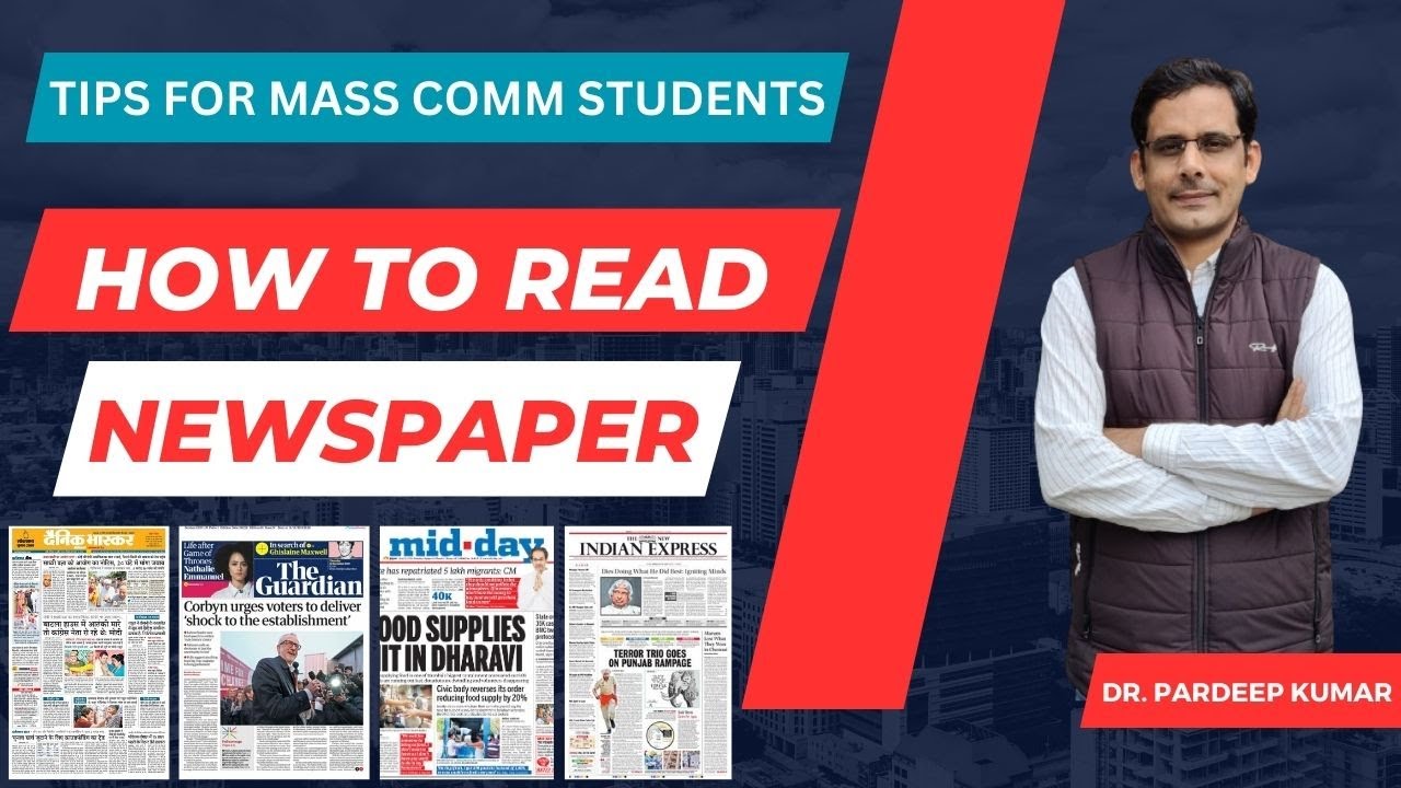 512. How to Read Newspaper I Newspaper Reading Habit - YouTube