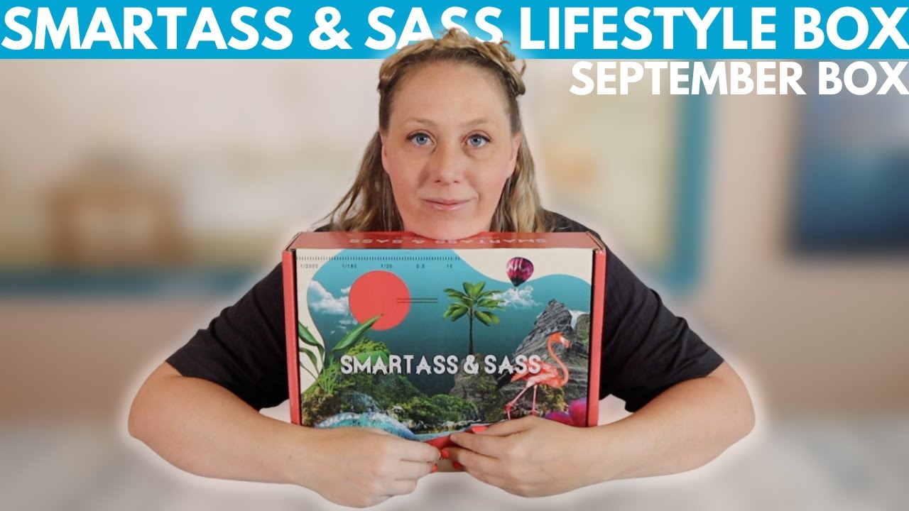 SMARTASS AND SASS Unboxing | September box 2022 | Funny Lifestyle Box ...