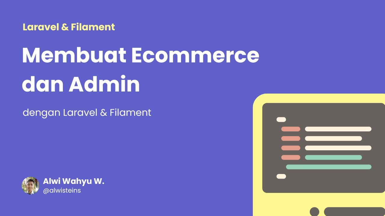 10. Membuat Ecommerce dan Admin dengan Laravel & Filament | Setup ...