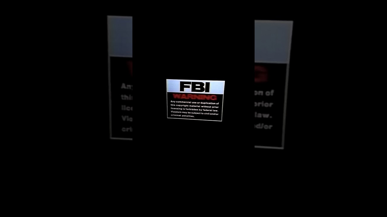 FBI Warning Screen 1982-1990 - YouTube
