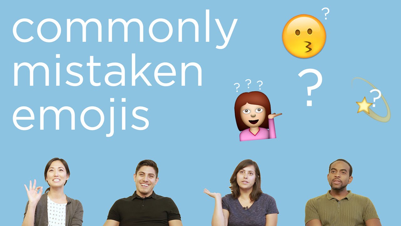 Commonly mistaken emojis: Part 1 - YouTube