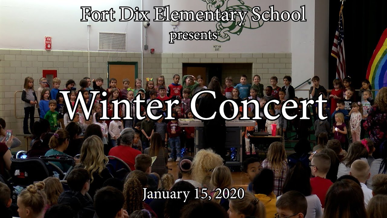 Ft Dix Elementary Winter Concert - YouTube