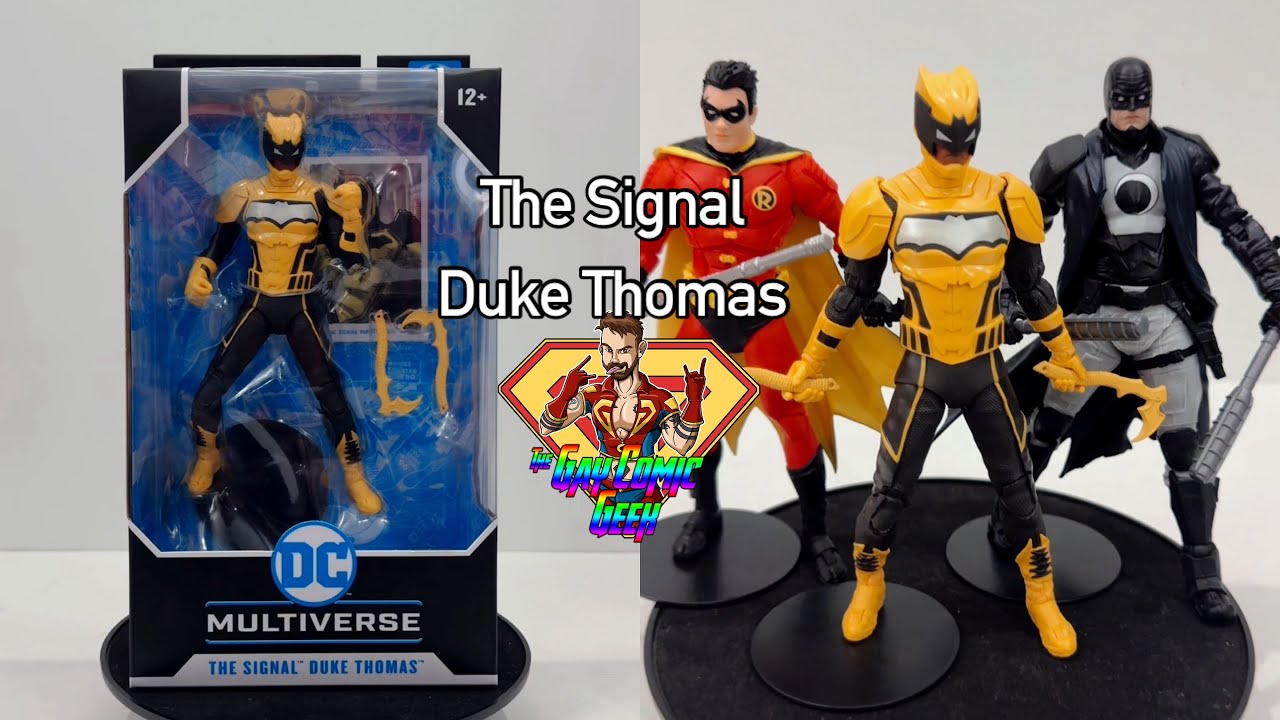 The Signal - Duke Thomas - DC Multiverse McFarlane Toy Quickie Review ...