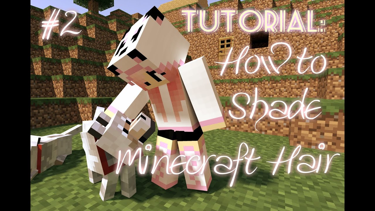 Tutorial: How to Shade Minecraft Hair - "Checkered Method" - YouTube