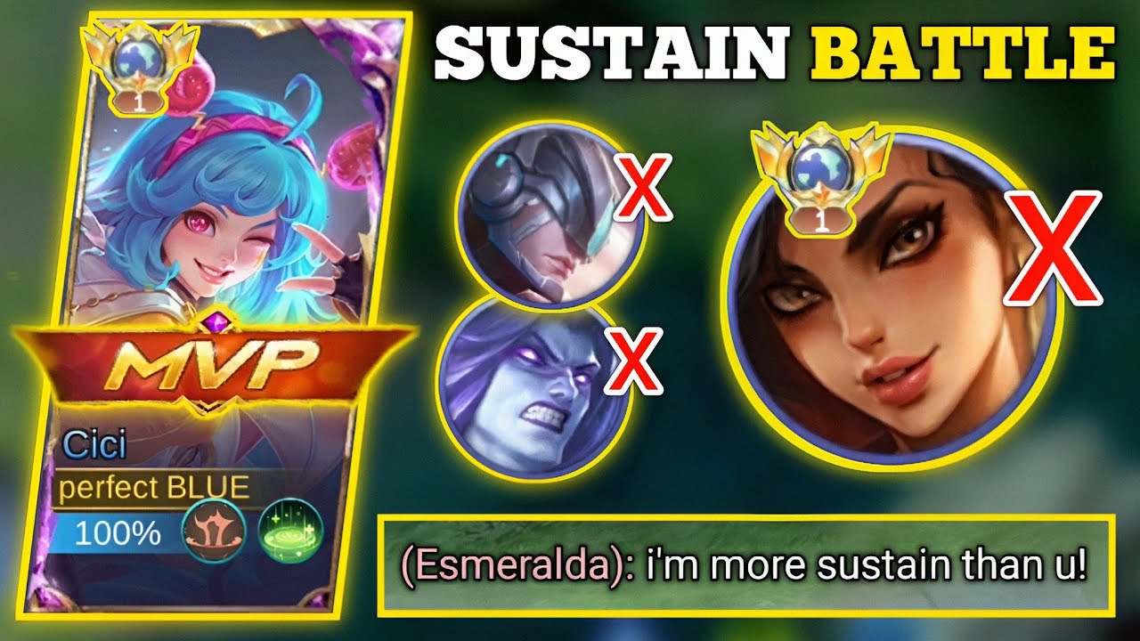 SUSTAIN BATTLE! | CICI VS. ESMERALDA & ALPHA | CICI BEST BUILD 2024 ...