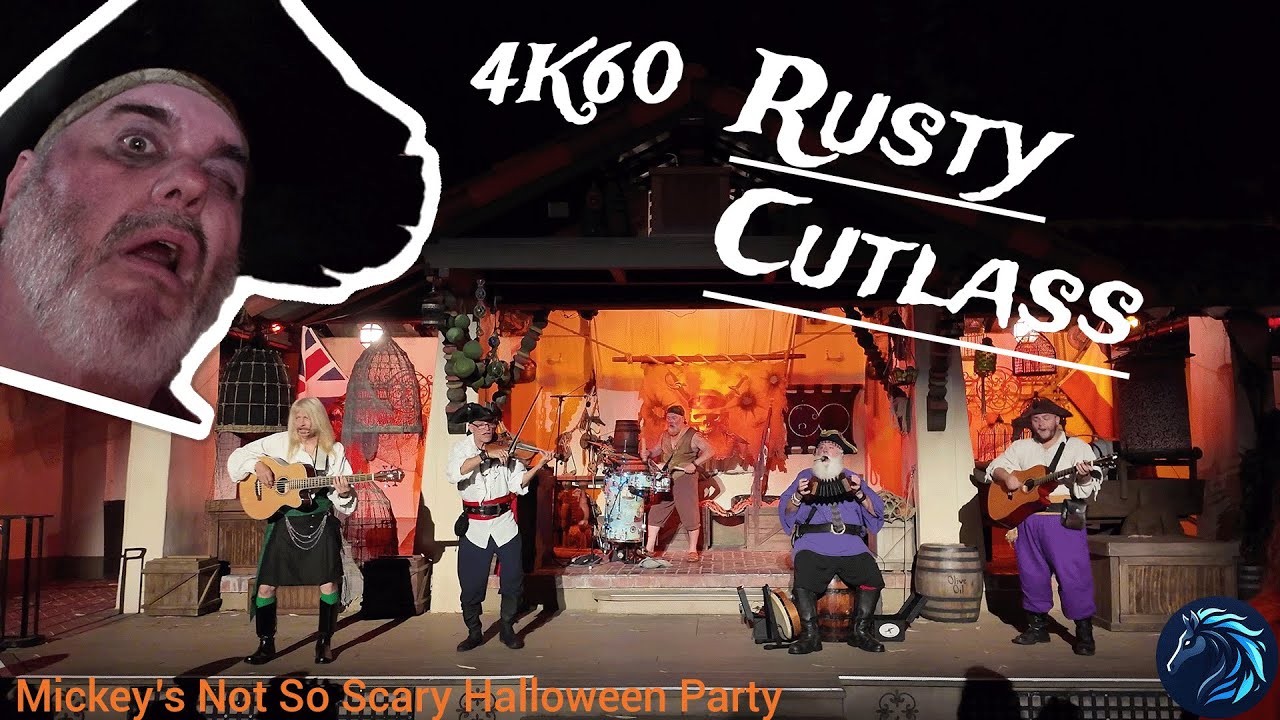 🎃 4K60 Mickey's Not-So-Scary Halloween Party with the Rusty Cutlass ...