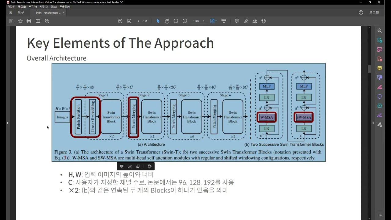 [논문미식회] CV315: Swin Transformer: Hierarchical Vision Transformer using Shifted Windows - YouTube
