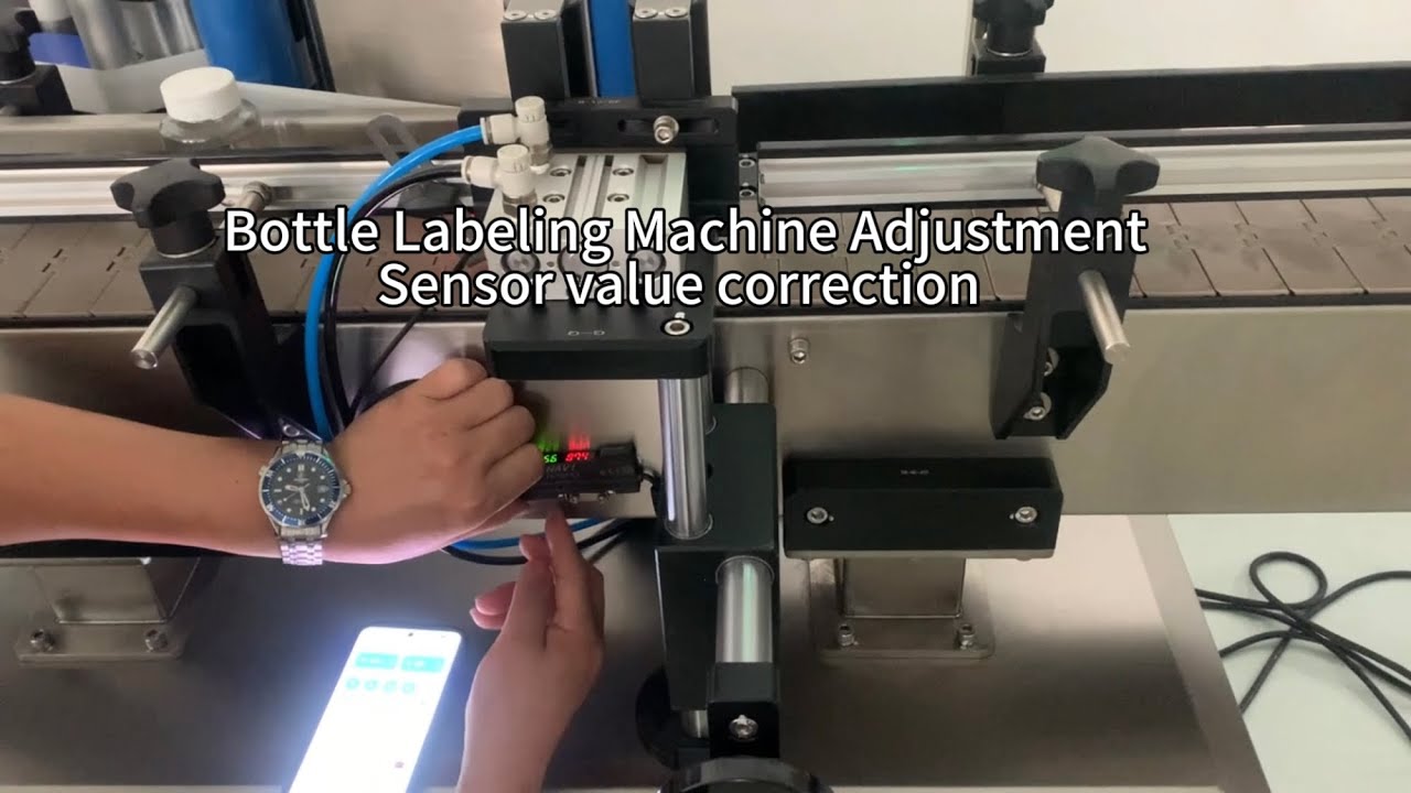 How to Adjust the Round Bottle Labeling Machine? When bottles come but ...