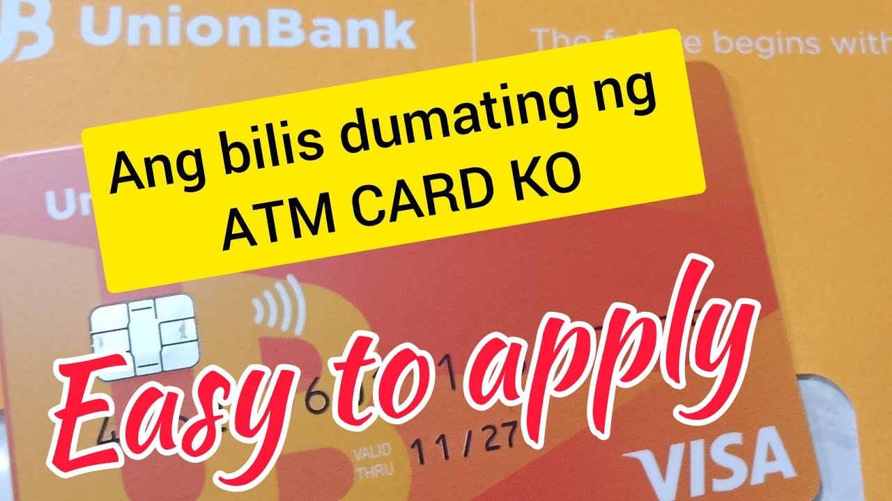 UNION BANK/THE FASTEST BANK/NO MAINTAINING BALANCE & EASY TO APPLY ...