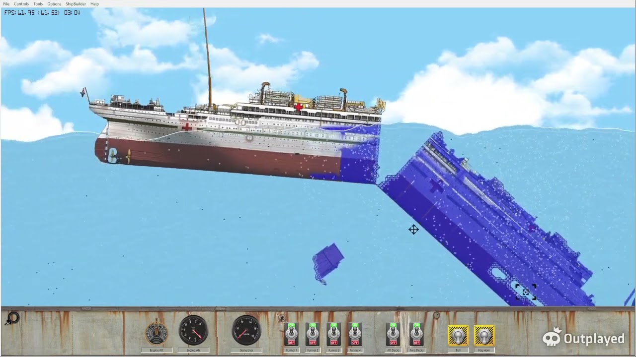 Britannic splits! (Floating sandbox) - YouTube