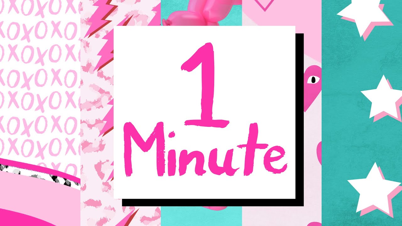 1 Minute of Preppy Fun! Countdown timer Video - YouTube