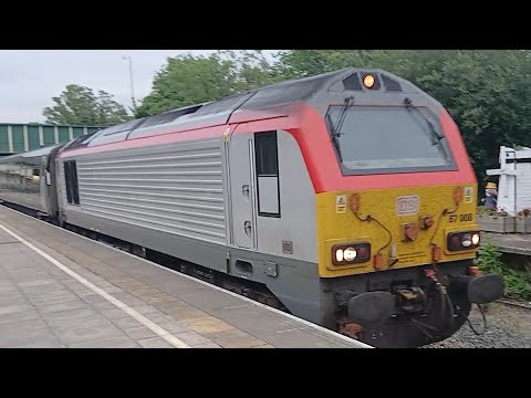 01/07/25 - TfW Class 67 - 67008 & DVT 82201 - Cardiff Central to ...