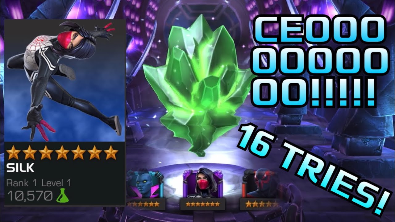 CEOOOOOOOOOOOOOOOOOOOOO!!! - 16 Tries for 7 Star Silk! | Mcoc - YouTube