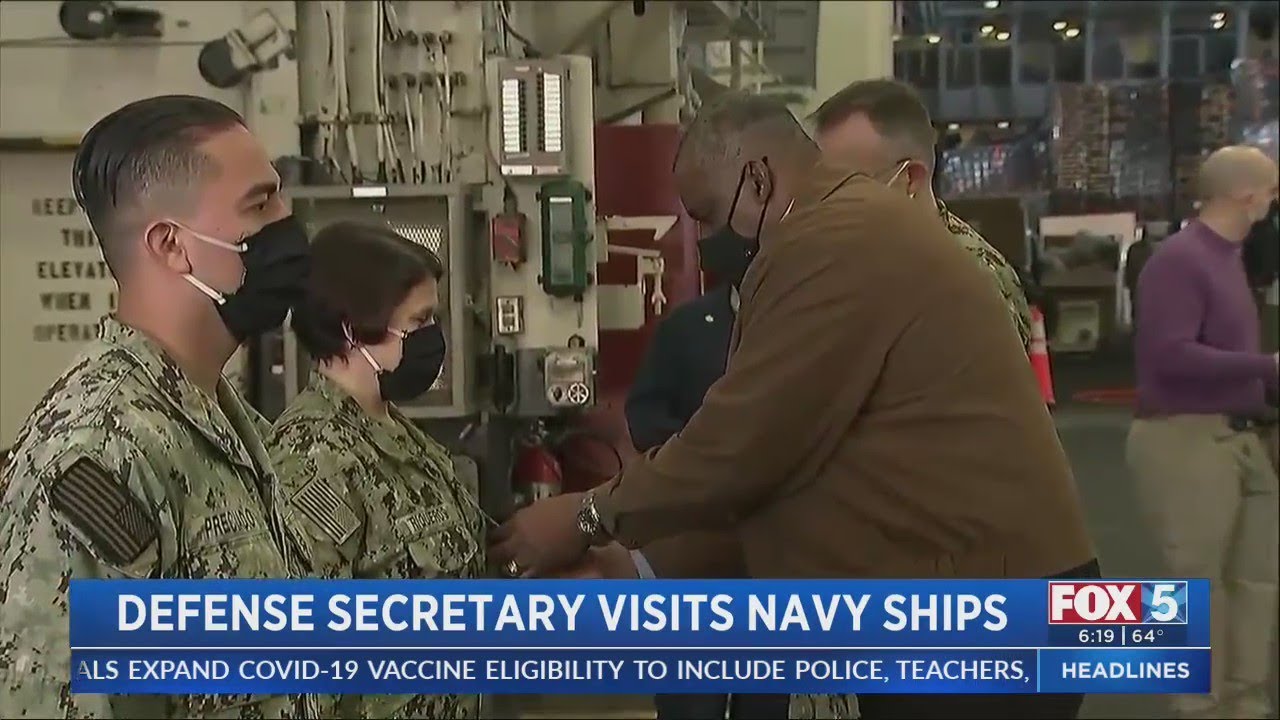 Secretary Of Defense Thanks USS Nimitz Crew For Lengthy Deployment ...