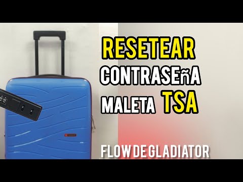 ¿Olvidaste la combinación? 🔒 Así se abre tu maleta Gladiator Flow