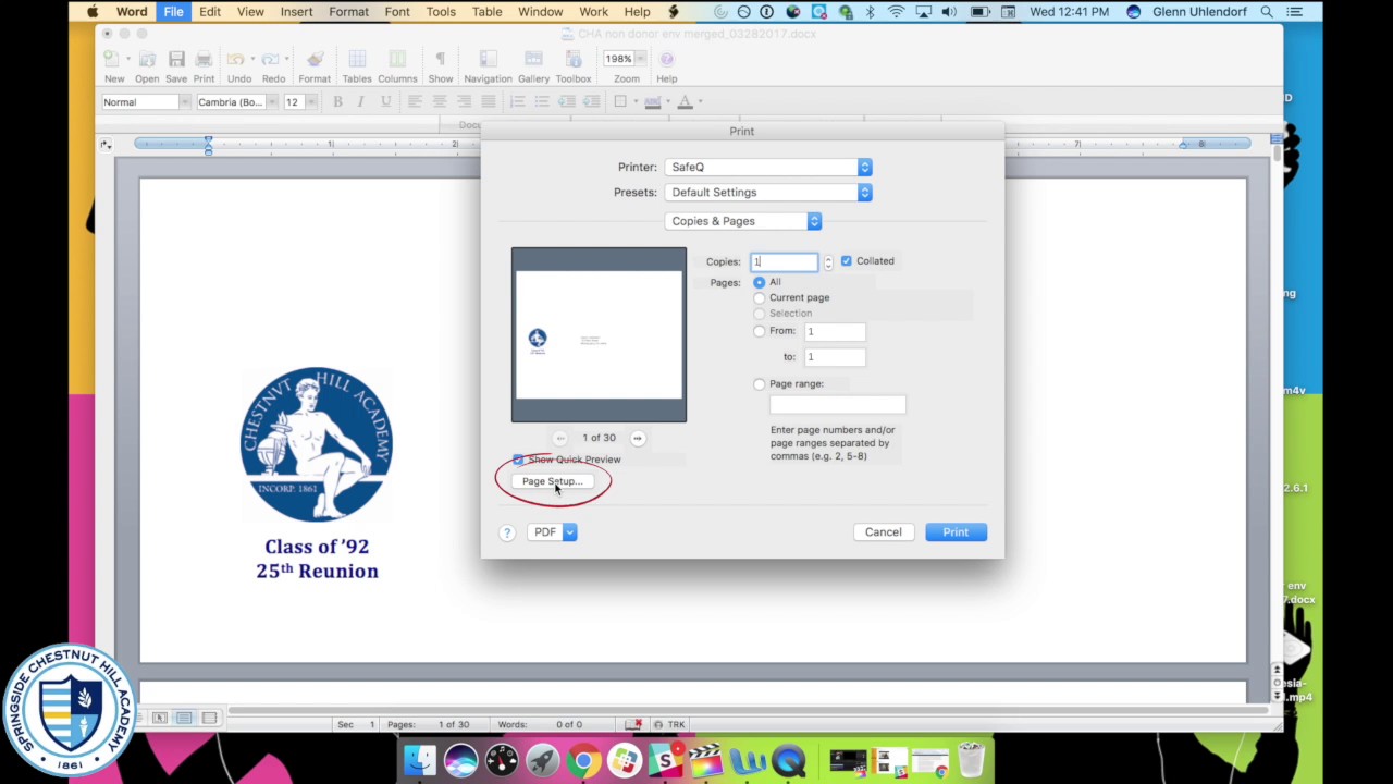 SafeQ: Envelope Printing - YouTube