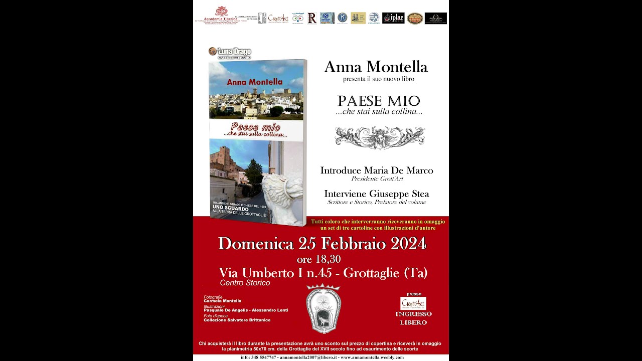 Paese mio... che stai sulla collina il nuovo libro di Anna Montella ...