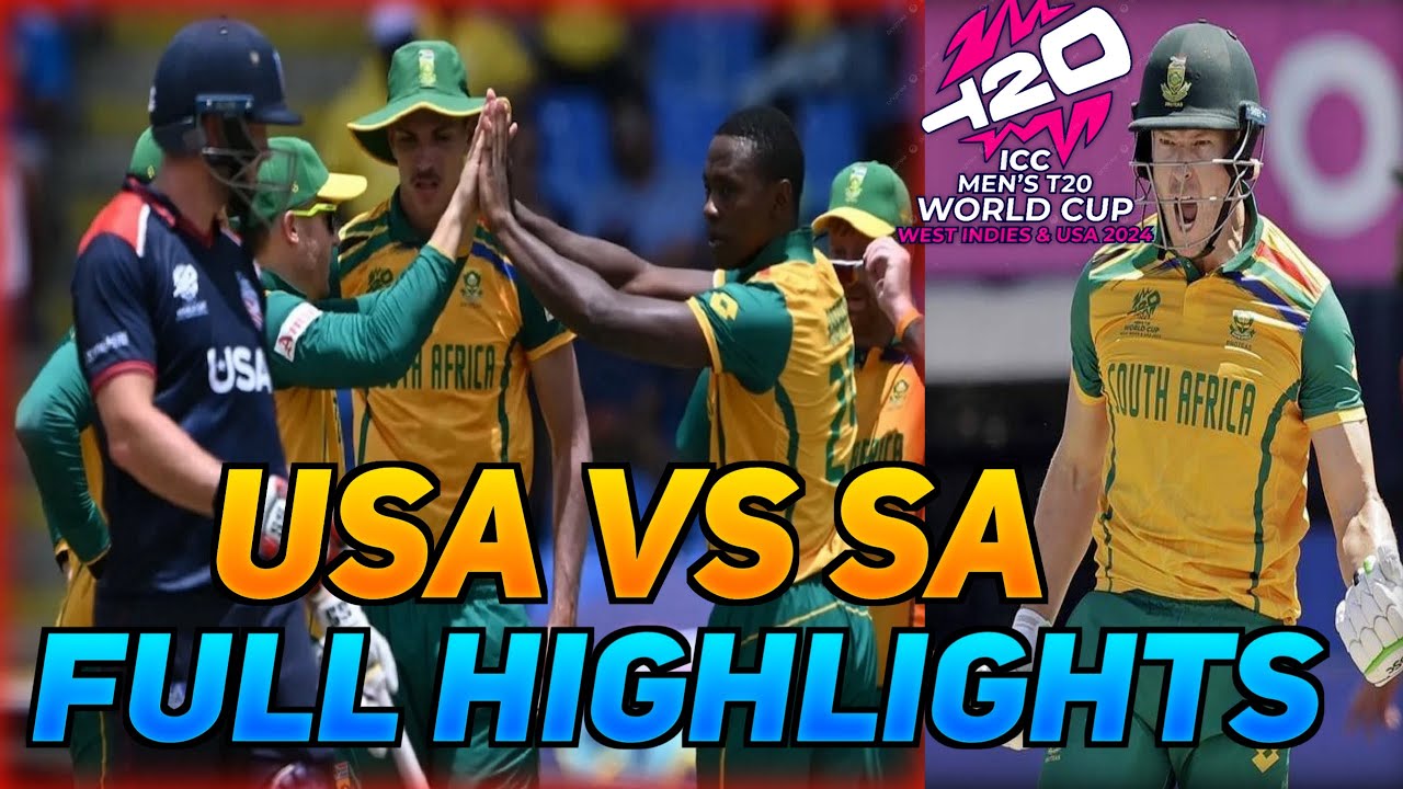 South Africa’s Record-Breaking Win! USA vs SA | T20 World Cup 2024 ...